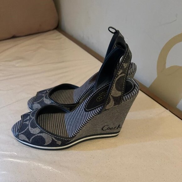 Coach | Shoes | Coach Wedge Heels | Poshmark